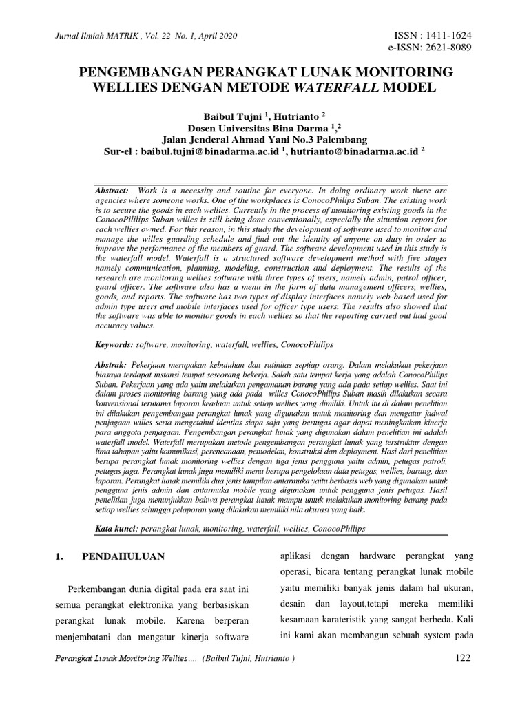 Monitoring Wellies Software | PDF | Information Management | Computer Engineering