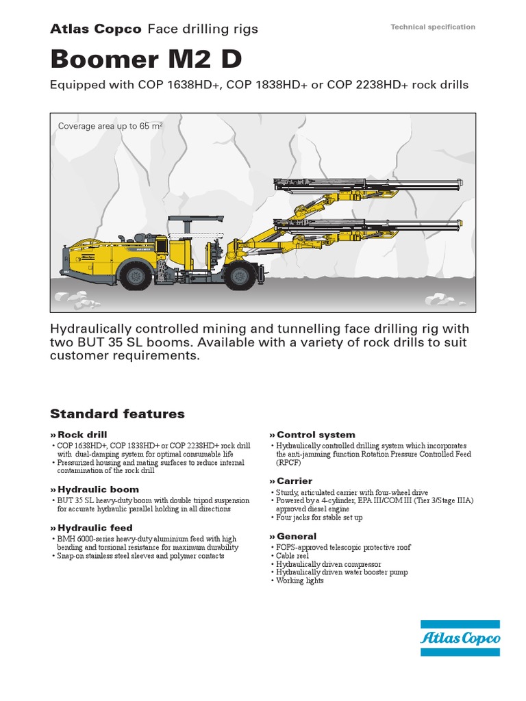 Atlas Copco - M2D Jumbo | PDF | Truck | Drill