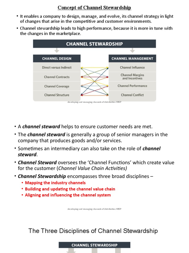 Channel Stewardship and Mapping Channels Class Notes | PDF | Business ...