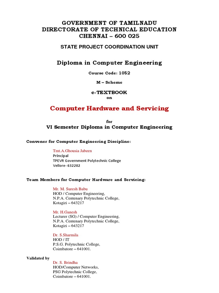 Computer Hardware and Servicing | PDF | Multi Core Processor | Cpu Cache