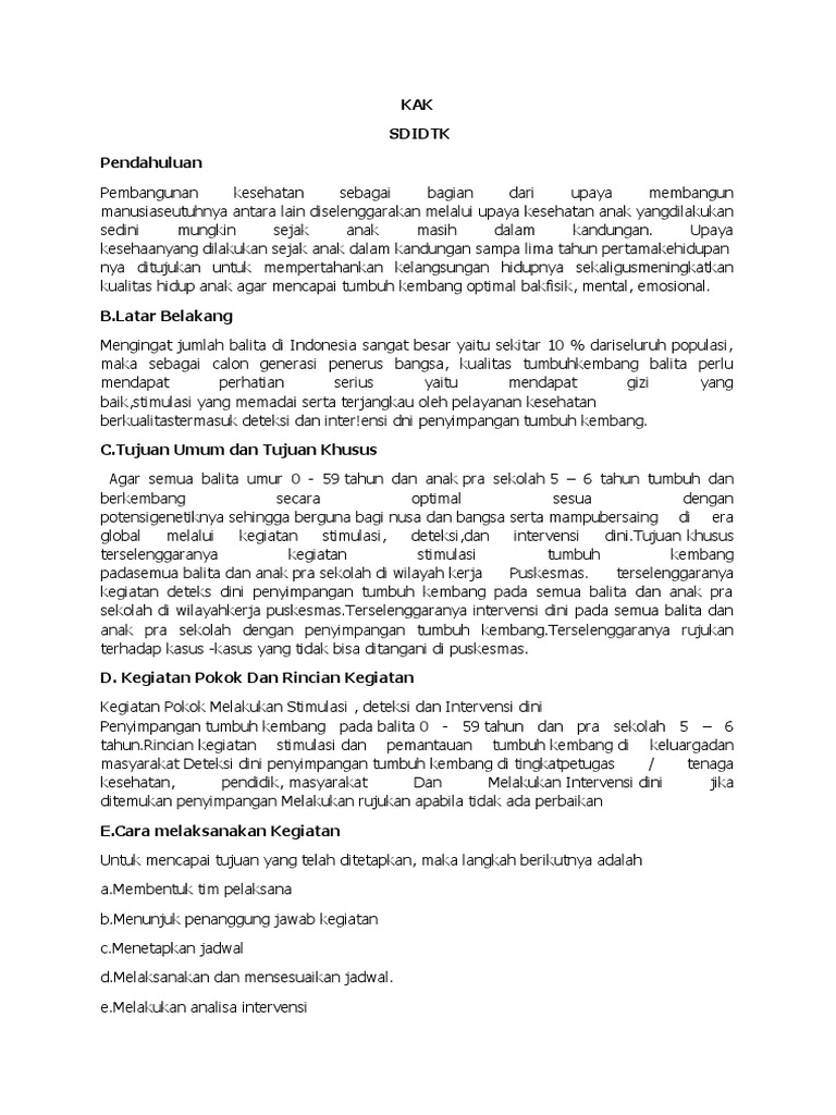 Kak Sdidtk | PDF