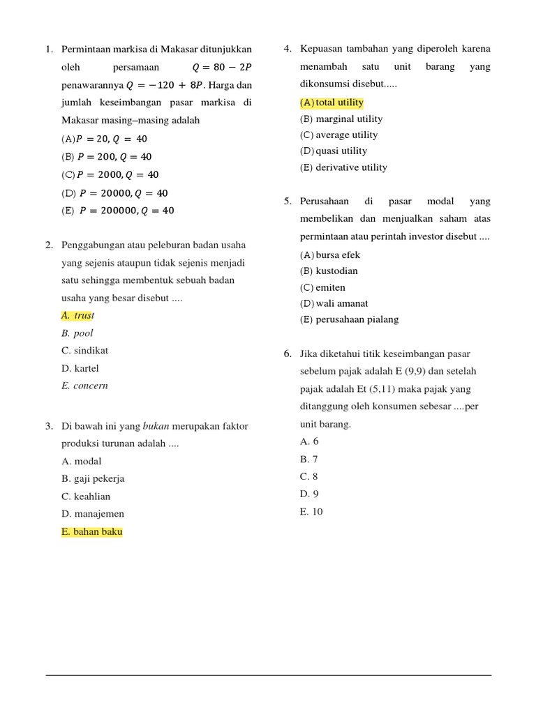 2 Latihan Utbk 2022 | PDF