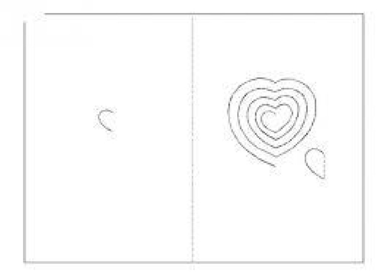 Kirigami Heart Greeting Card | PDF