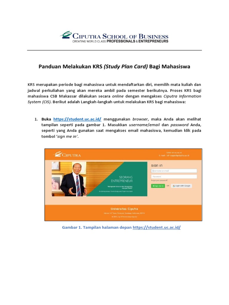 Panduan KRS | PDF | Karier & Perkembangan