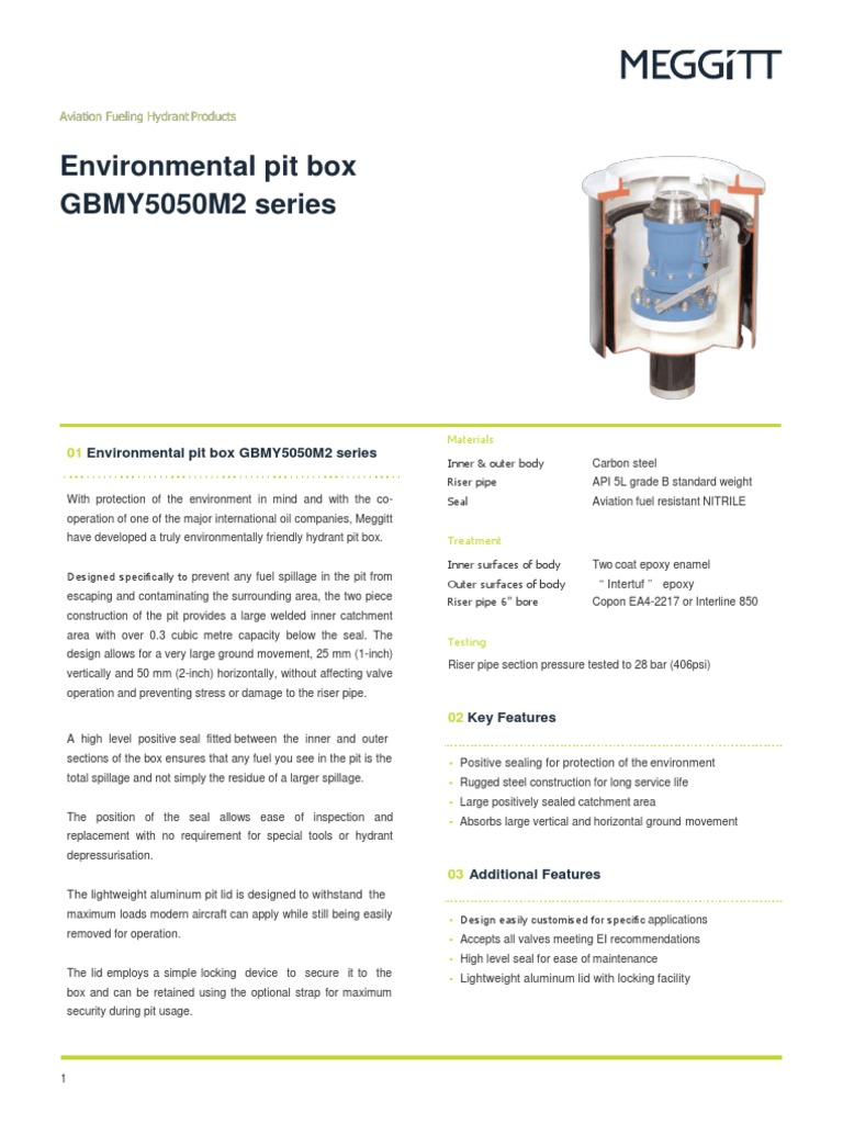 Environmental Pit Box GBMY5050M2 Series | PDF | Pipe (Fluid Conveyance ...