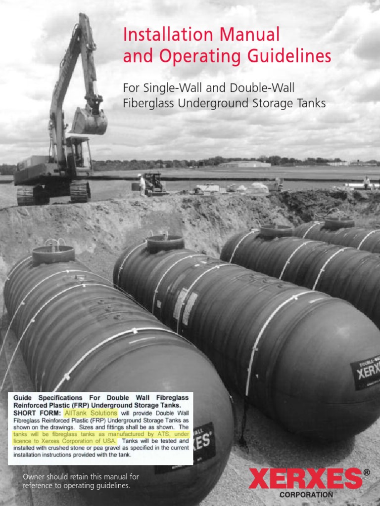 Xerxes Installation Guidelines - SW and DW FRP | PDF | Occupational ...