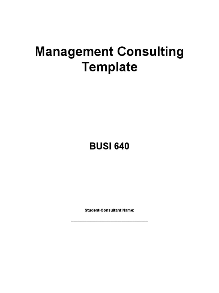 Assignment - 2 - Template Management Consulting Template | PDF ...