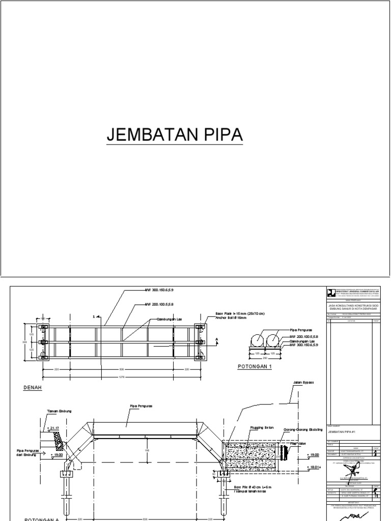 Jembatan Pengalihan Air | PDF
