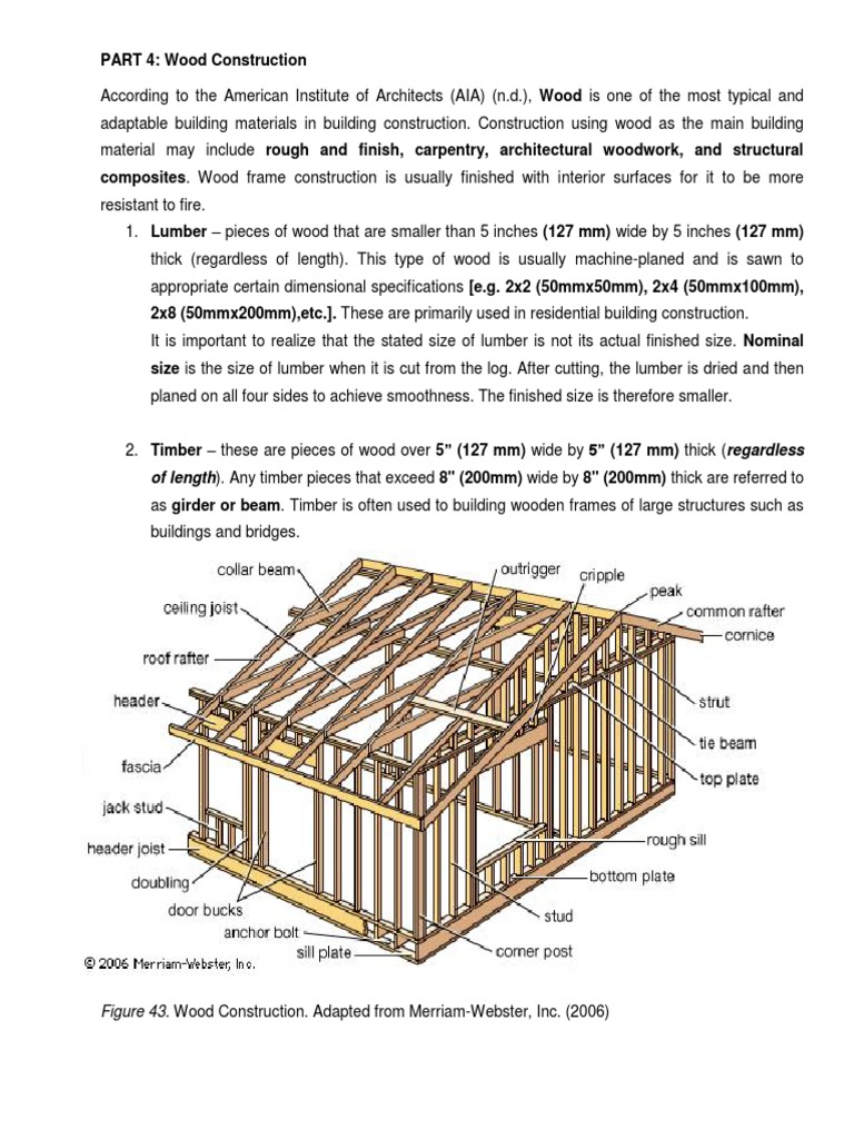 Wood Construction | PDF | Framing (Construction) | Truss