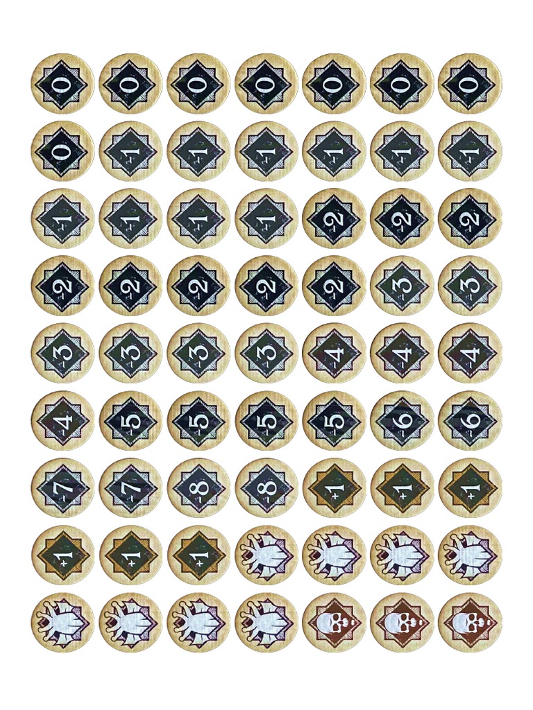 Arkham Horror LCG. Tokens Caos 25 | PDF