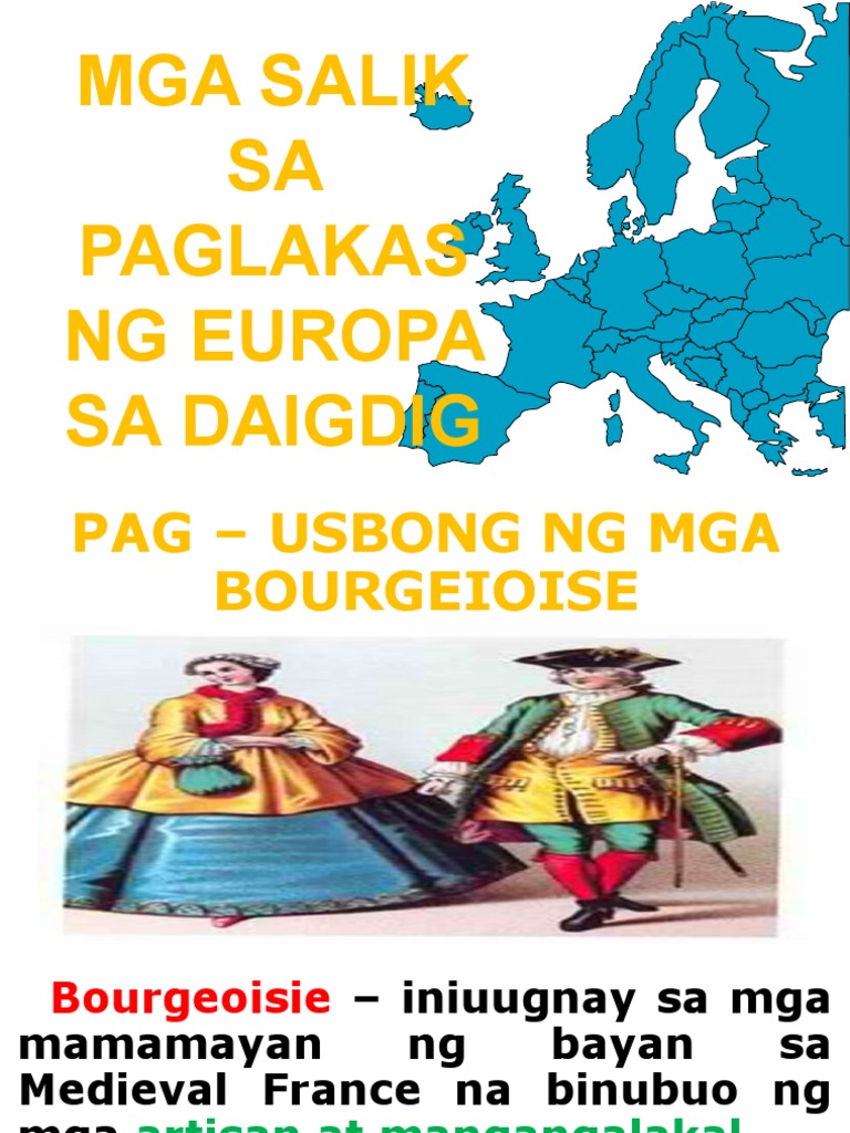 Mga Salik Sa Paglakas NG Europa | PDF
