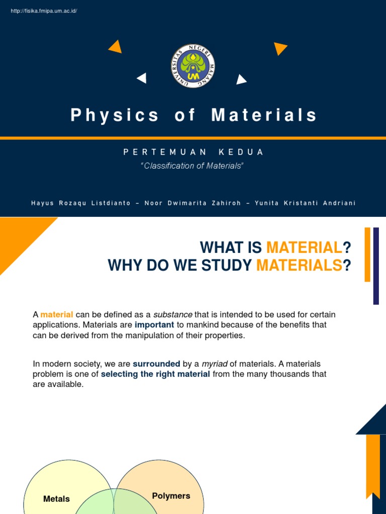 Kelompok 4 - Classifications of Materials - PPT | Download Free PDF ...