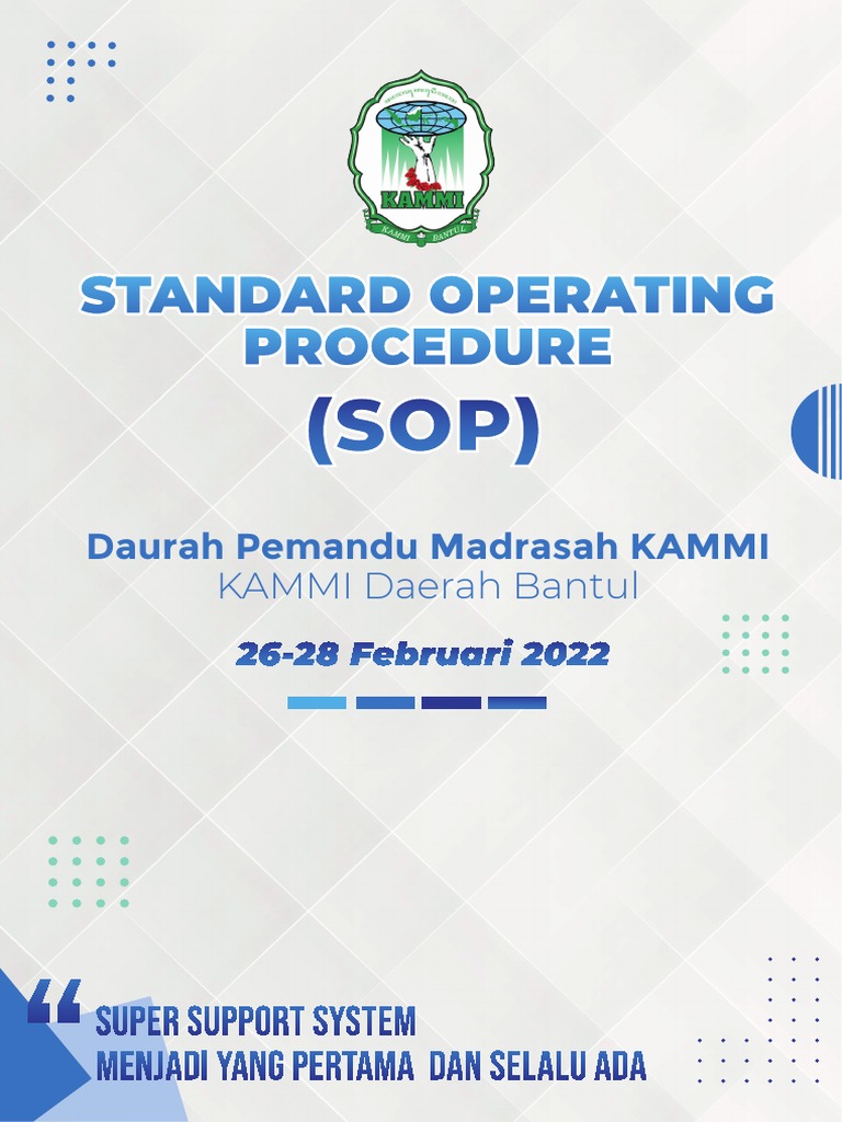 Sop DPMK Kammi Daerah Bantul 2022 | PDF