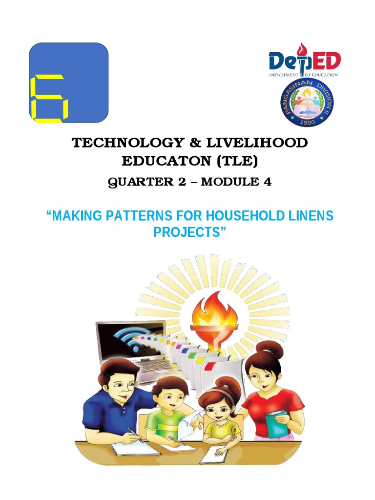 Drafting Patterns for Household Linens | PDF | Seam (Sewing) | Sewing