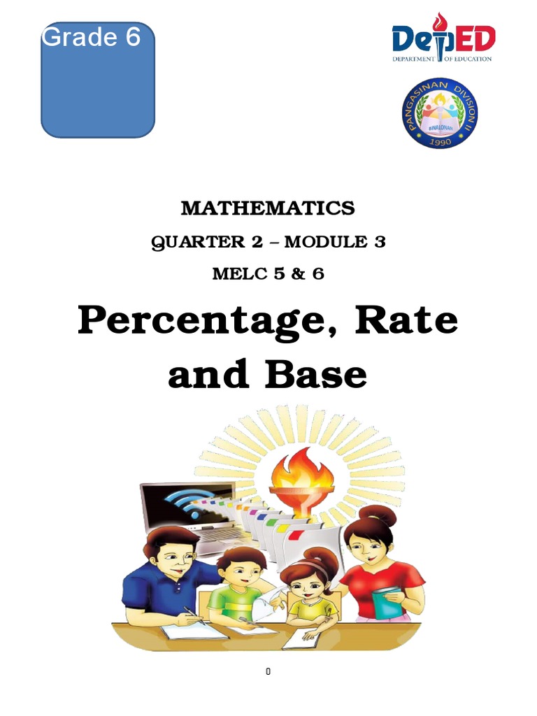 Math 6 Q2 Module 3 | PDF | Percentage