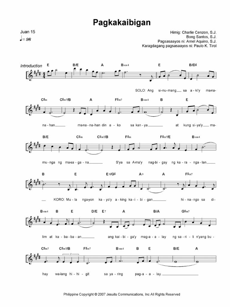 Pagkakaibigan | PDF