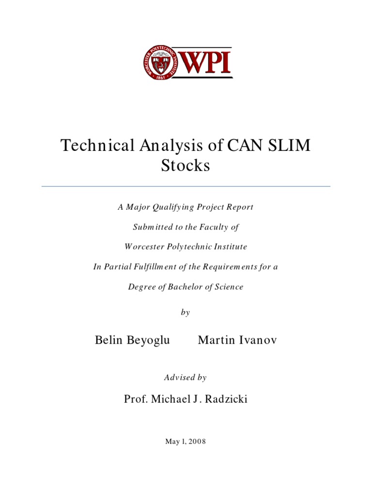 Technical Analysis of CAN SLIM Stocks | PDF | Technical Analysis ...