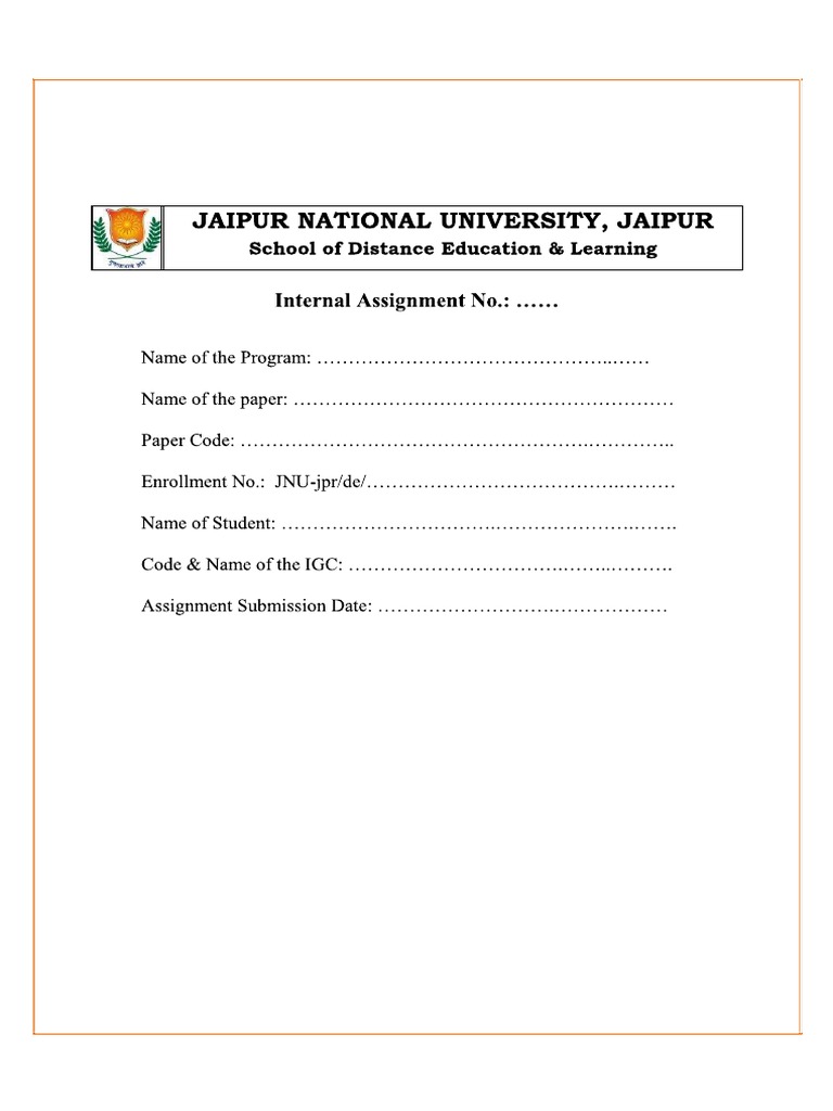 Assignment Subject Divider | PDF