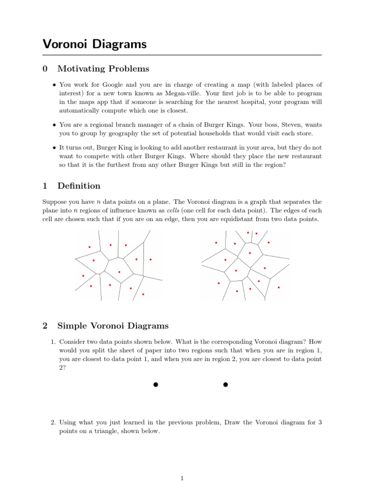 Applications of Voronoi Diagrams: Solving Problems in Mapping, Cell ...