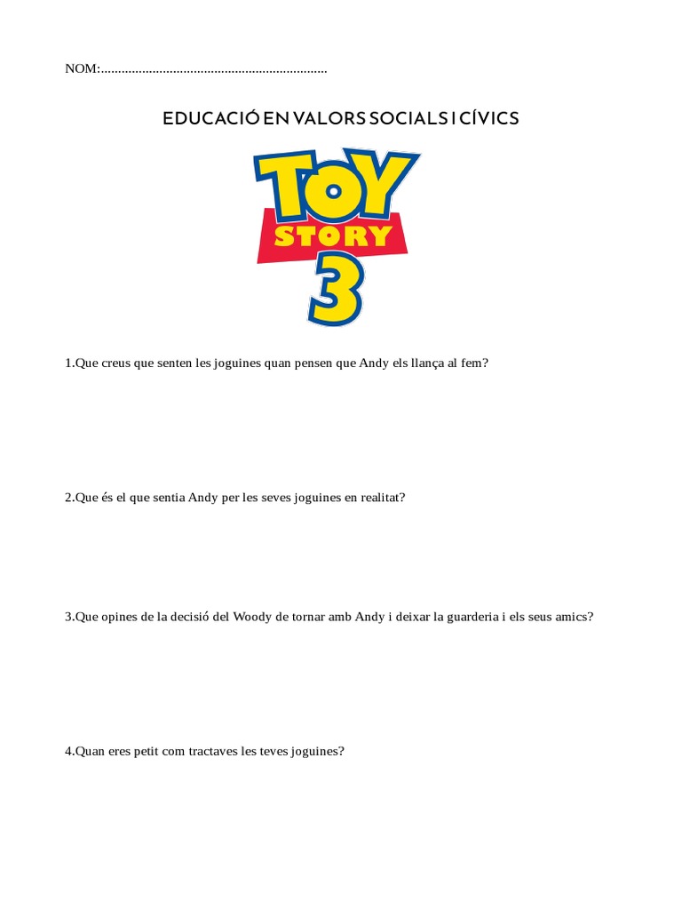 Dossier Toy Story 3 | PDF