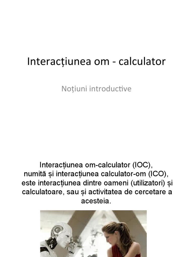 3-Calculator Tipuri de Interactiune | PDF