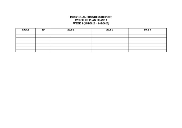 Individual Progress Report | PDF