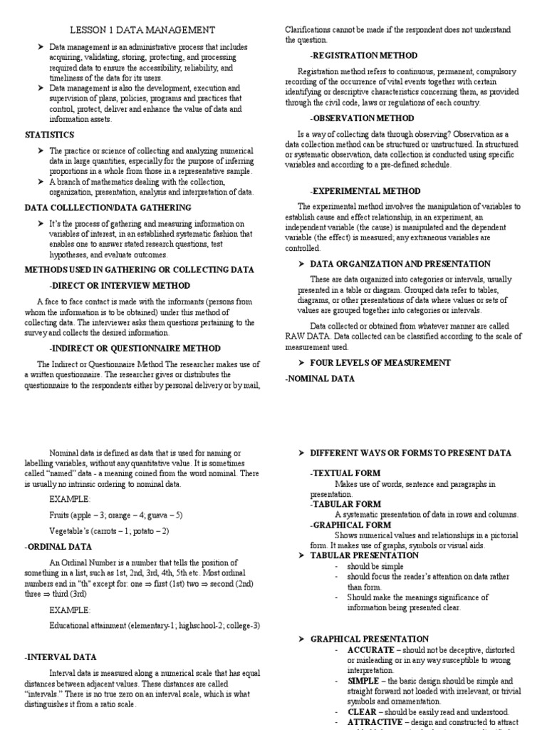 MMW Midterms Reviewer | PDF | Mode (Statistics) | Standard Deviation
