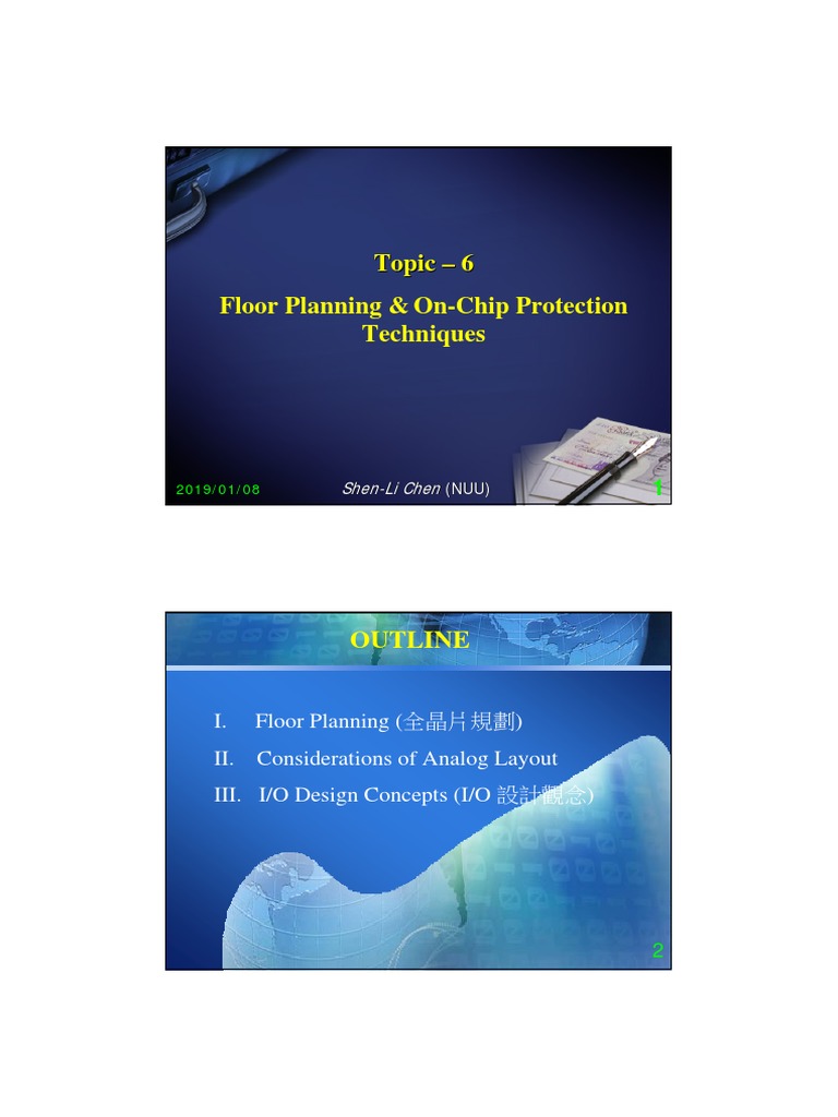 CH06 Floorplan, On Chip (2018) S | PDF | Electronic Circuits | Field ...