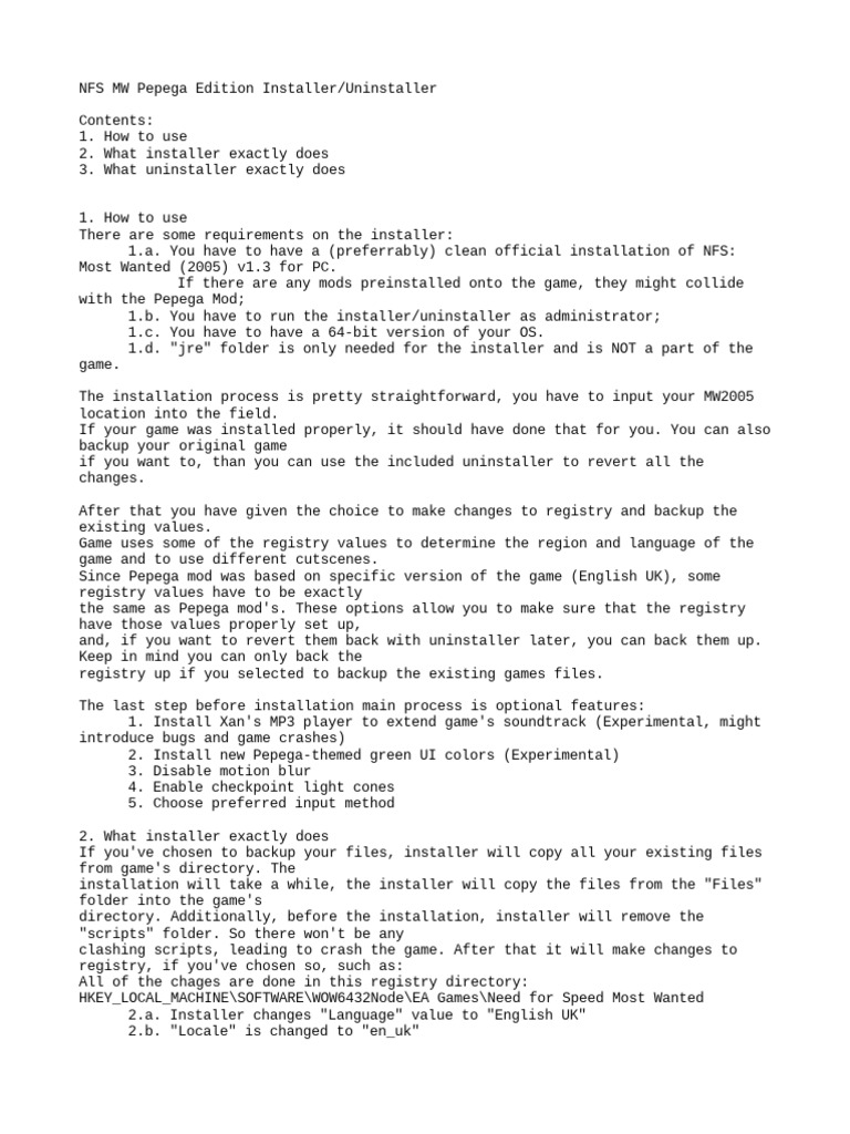 Installer Uninstaller Readme | PDF | Computer File | Directory (Computing)
