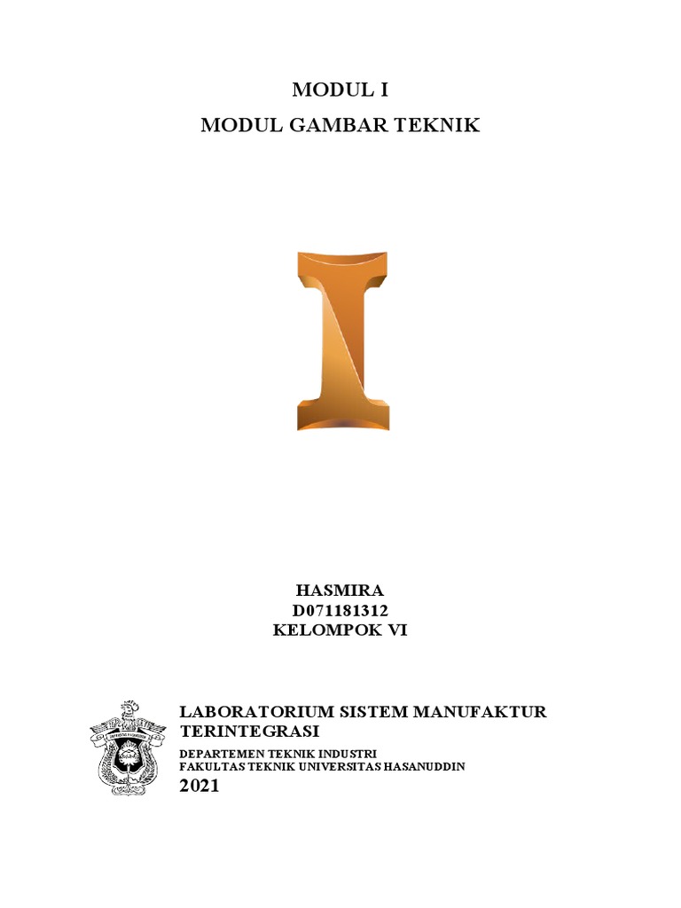 Modul Teknik Menggambar Autodesk | PDF | Komputer | Teknologi & Rekayasa