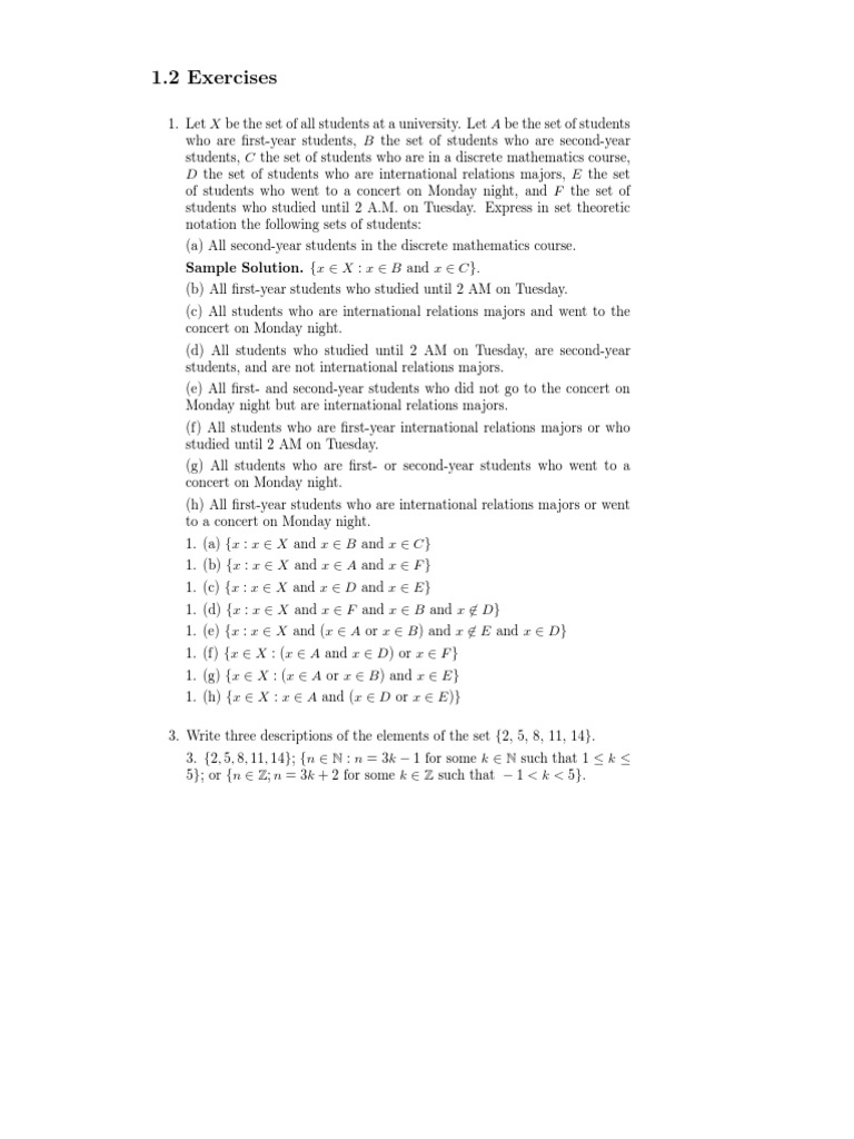 Chapter 1 | PDF | Mathematical Proof | Abstract Algebra