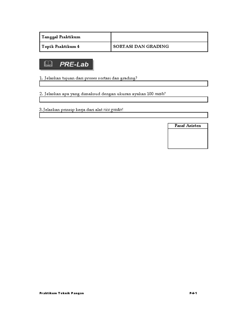 Sortasi Dan Grading | PDF