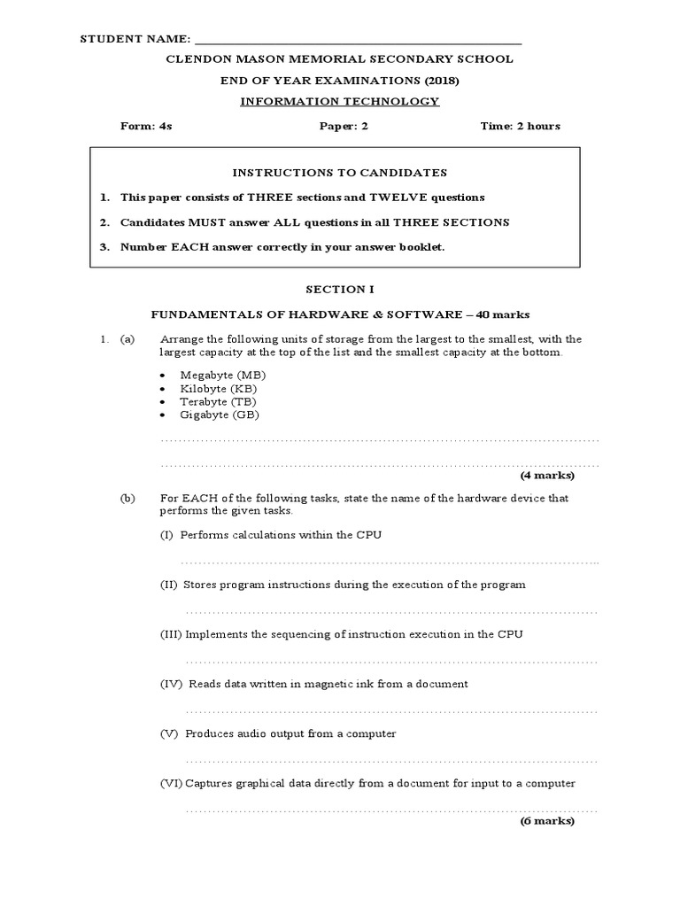 Understanding the Fundamentals: An Analysis of an Information ...