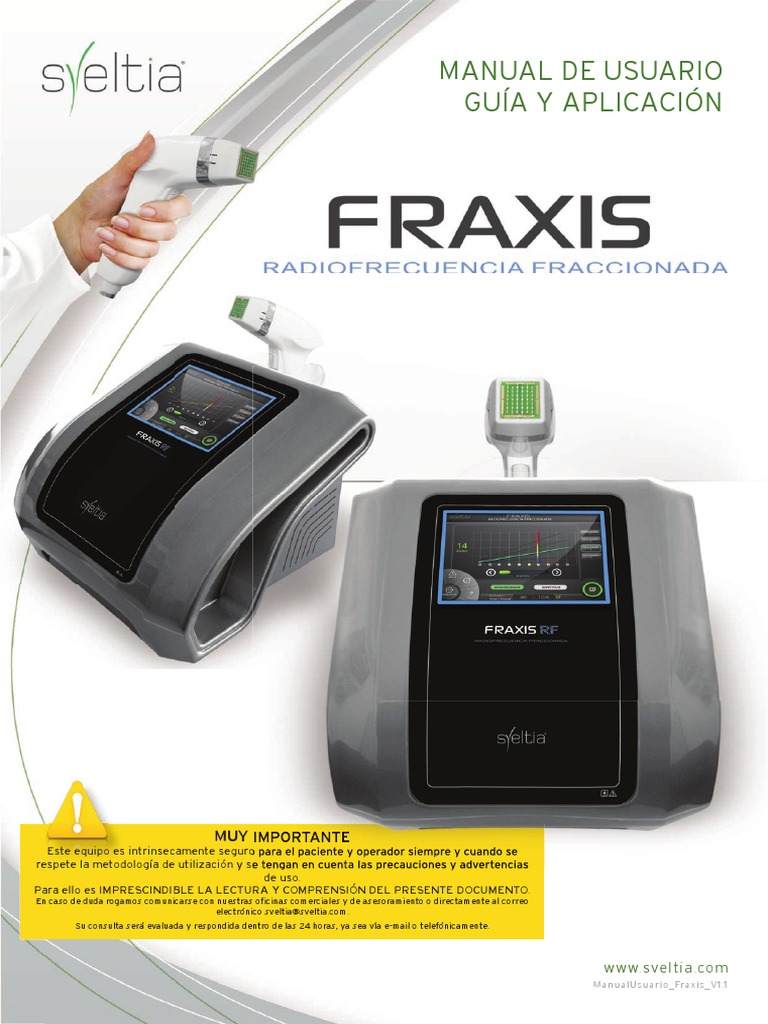 ManualUsuario Fraxis V1.1 Baja | PDF | Frecuencia de radio | Piel