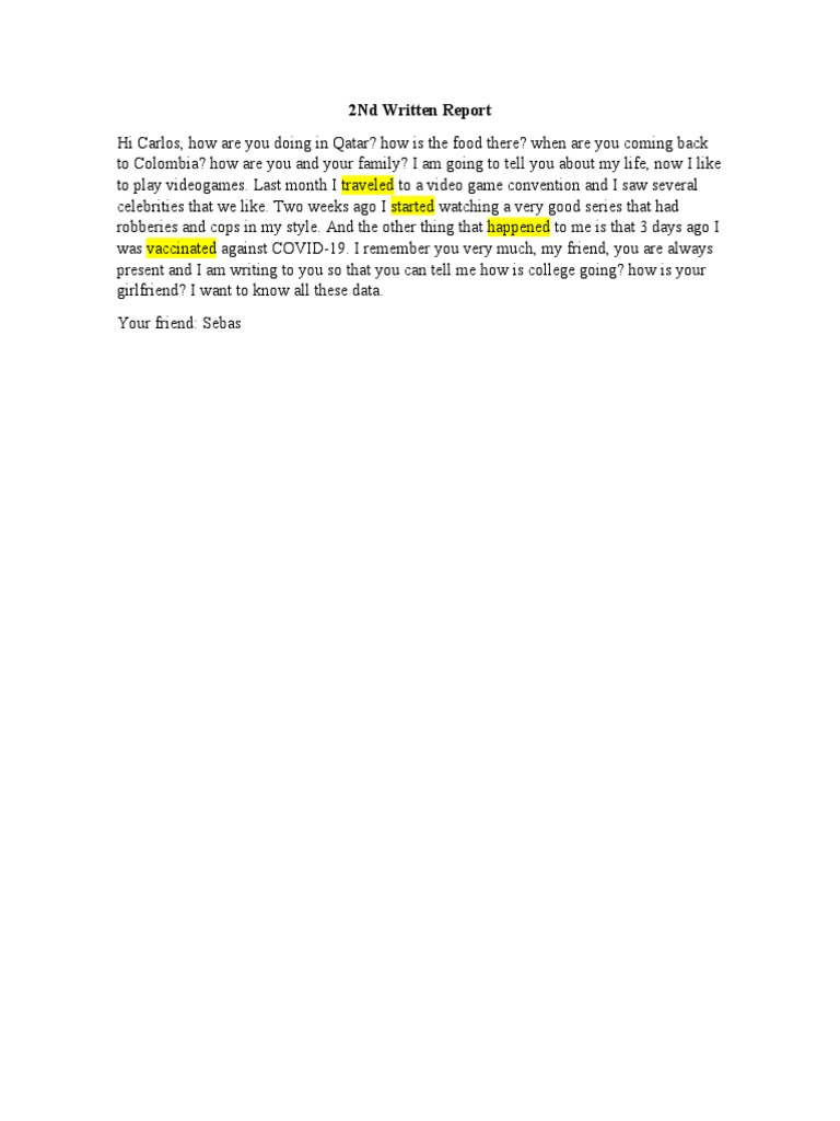 2Nd Written Report | PDF