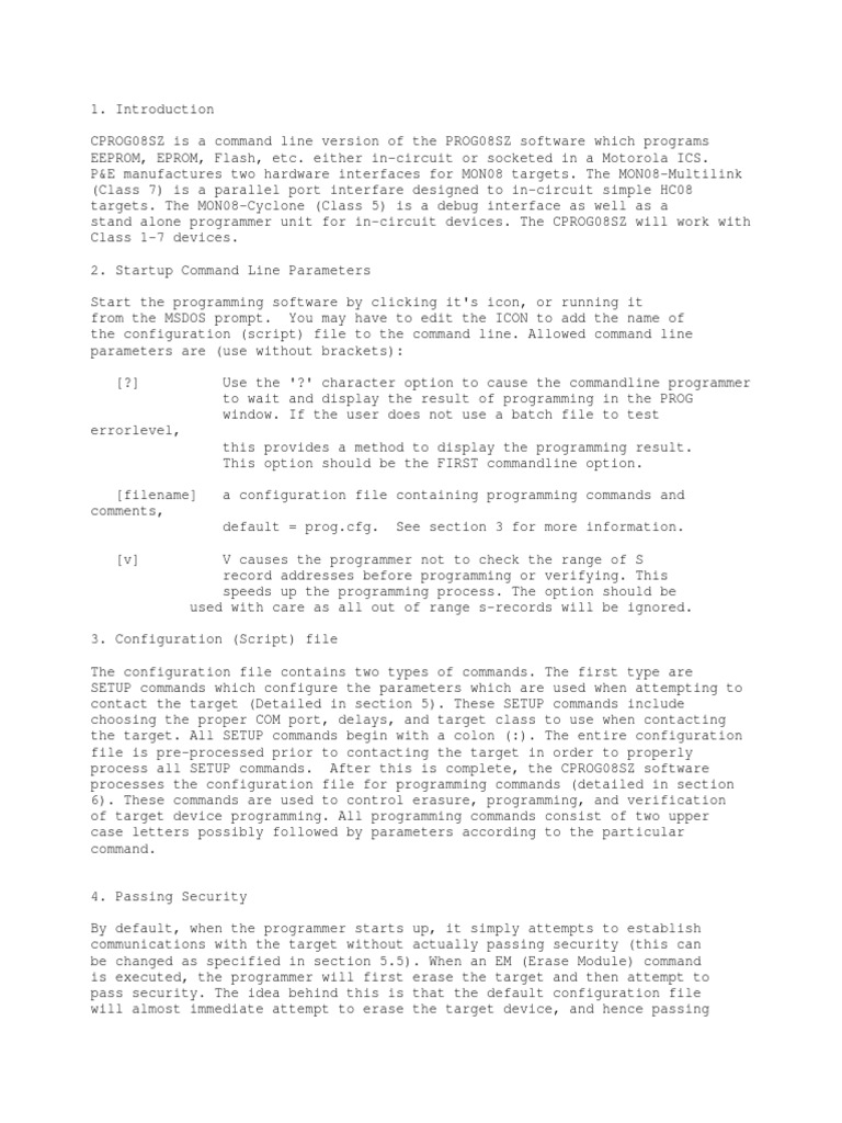 Cprog 08 | PDF | Command Line Interface | Computer File