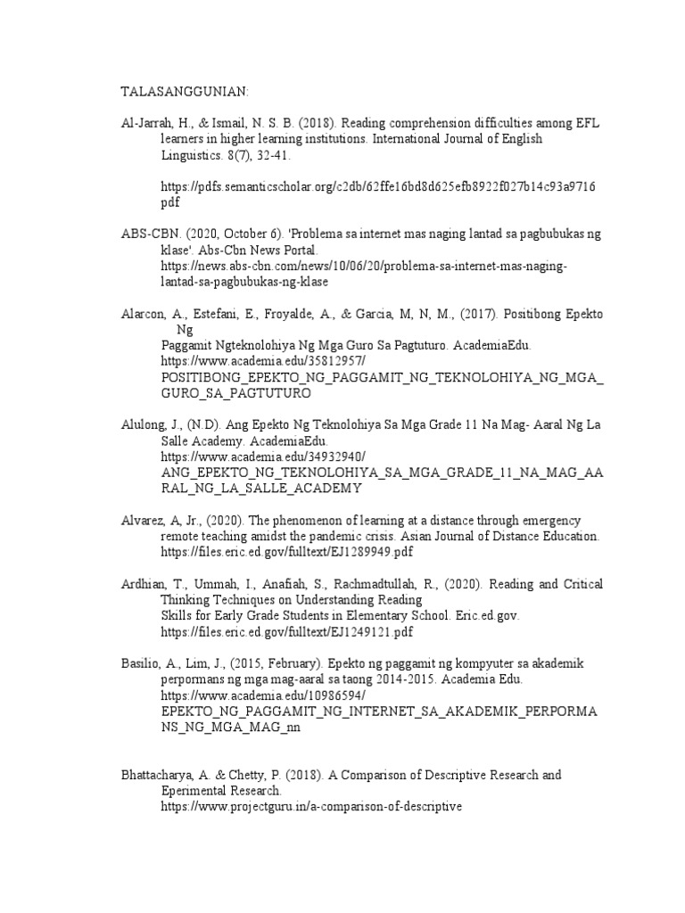 TALASANGGUNIAN For Revision | PDF