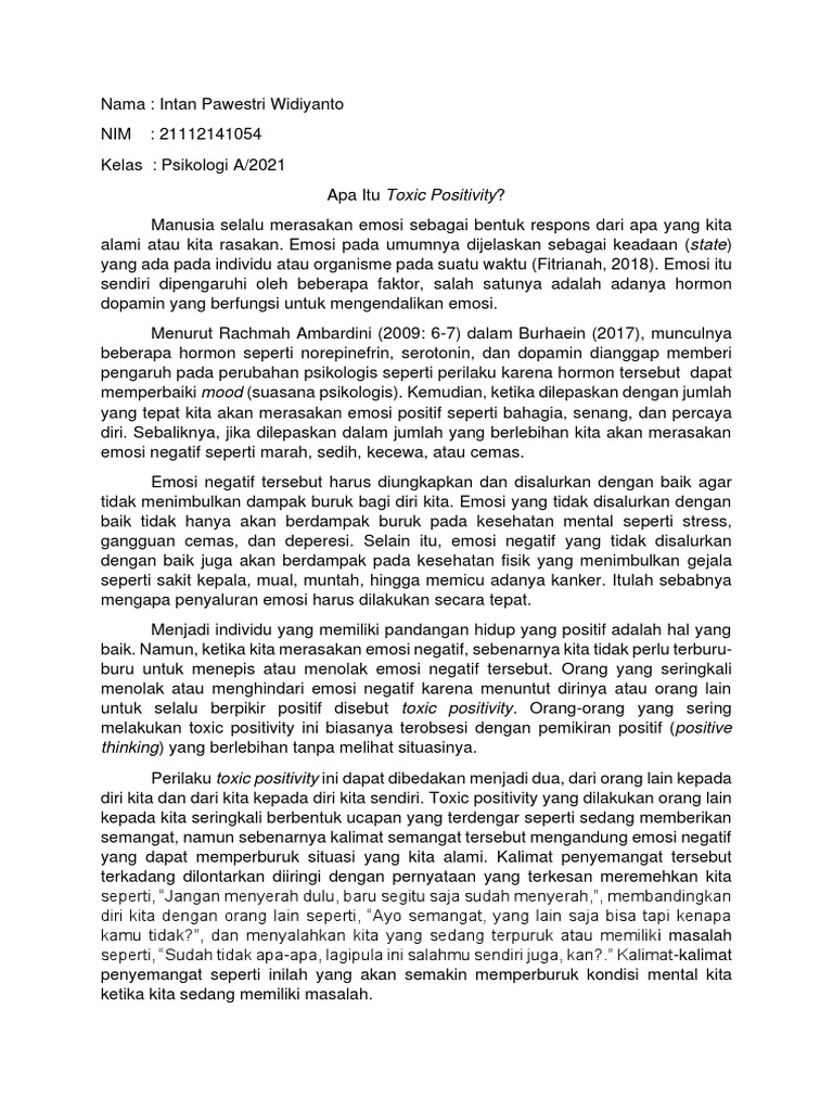 Contoh Teks Eksposisi | PDF