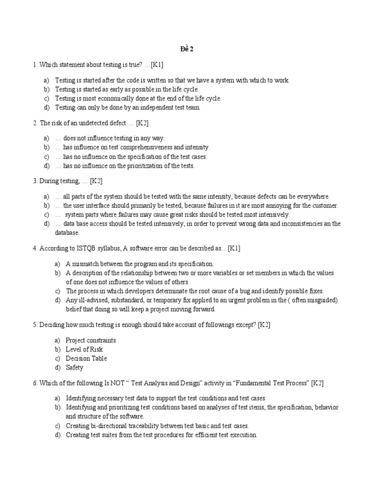 ISTQB Testing Life Cycle Overview | PDF | Software Testing | Computer ...
