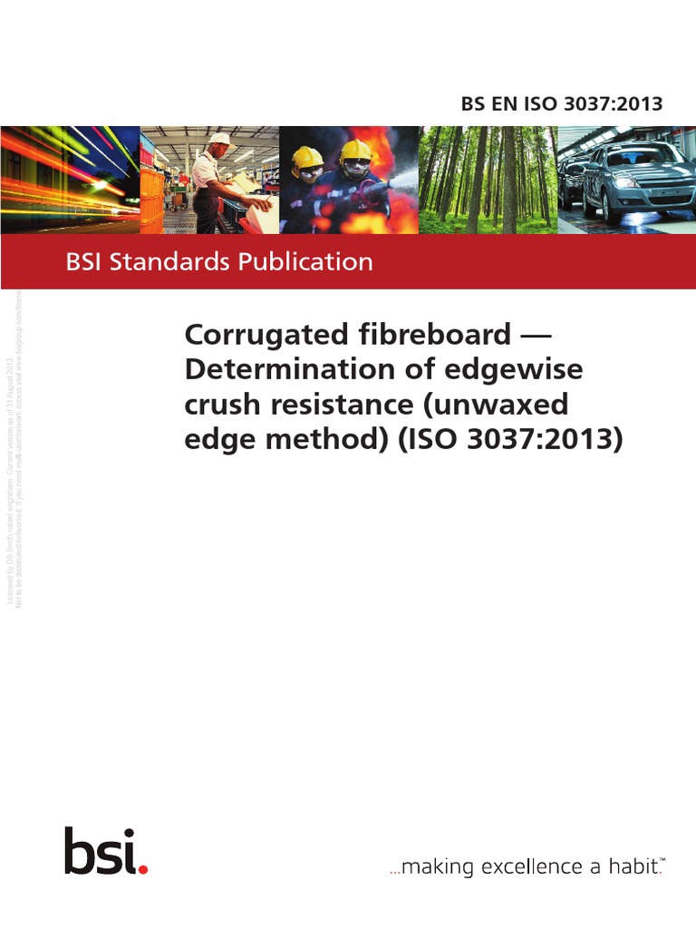 BS en Iso 3037 2013 (Ect) | PDF | International Organization For ...