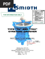FLSmidth TS Gyratory Crusher Maintenance | PDF | Tools | Equipment