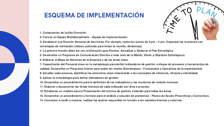 Esquema de Implementación | PDF