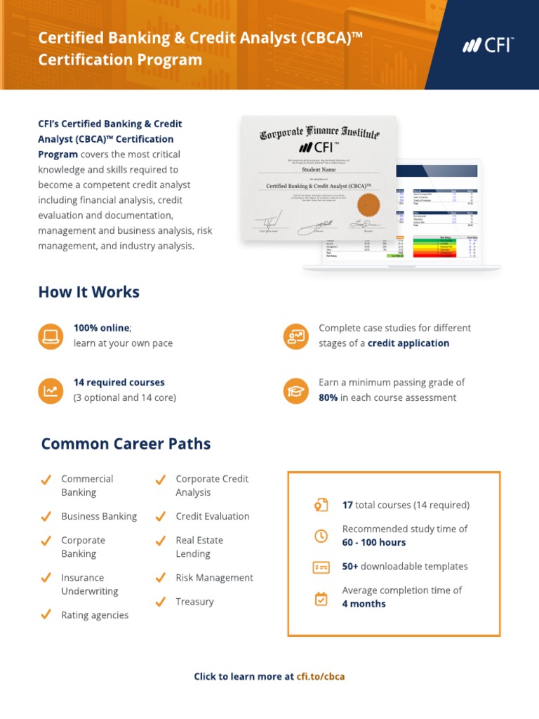 Cbca Cfi Brochure | PDF