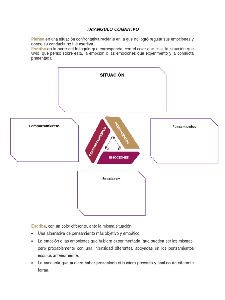 Actividad 4 Triángulo Cognitivo | PDF