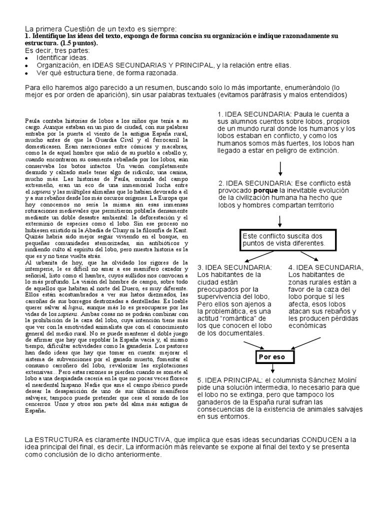 TEXTO Del LOBO Resuelto | PDF | Extinción | España