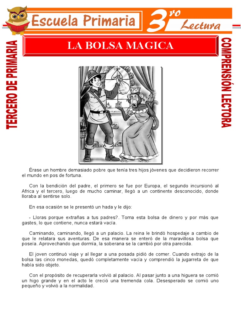 La bolsa mágica: un cuento para niños | PDF | Libros para adolescentes ...