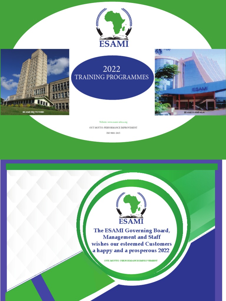 Training Programmes: Our Motto: Performance Improvement | PDF | Human ...