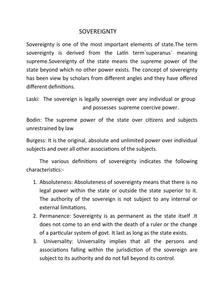 Pages 150 Sovereignty | PDF | Sovereignty | Sovereign State
