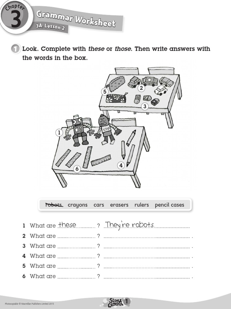 Chapter 3 Grammar Worksheet | PDF