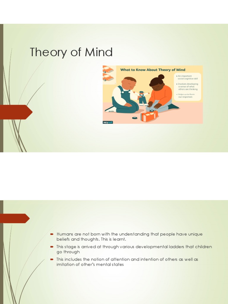 Theory of Mind | PDF | Theory Of Mind | Intention